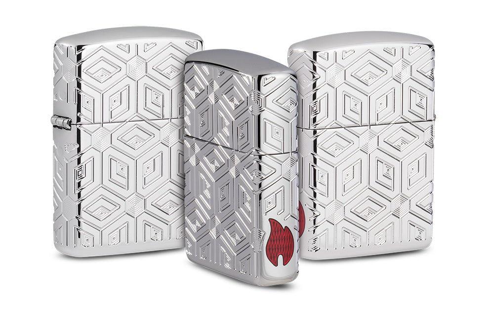 ZIPPO | Briquet tempête Boxes All Over Design | Zippo Ireland